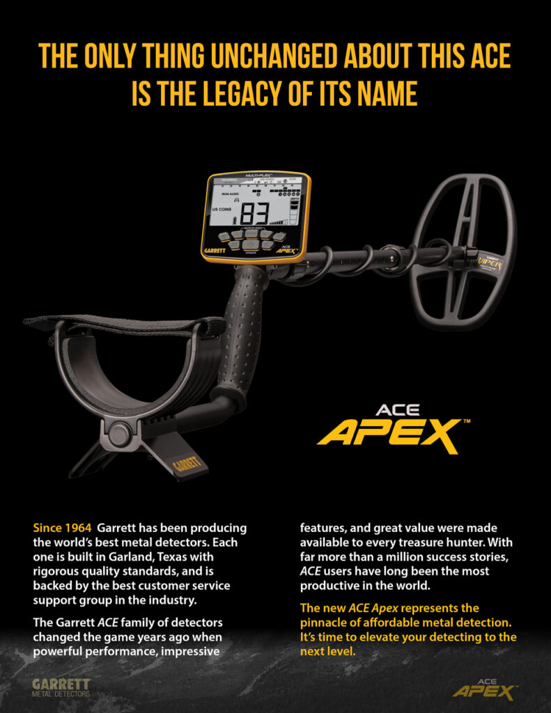 ACE Apex Metal Detector – Propectors Depot